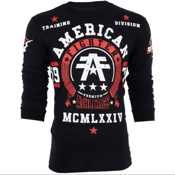 American Fighter | Shirts | American Fighter Mens Long Sleeve Shirt ...